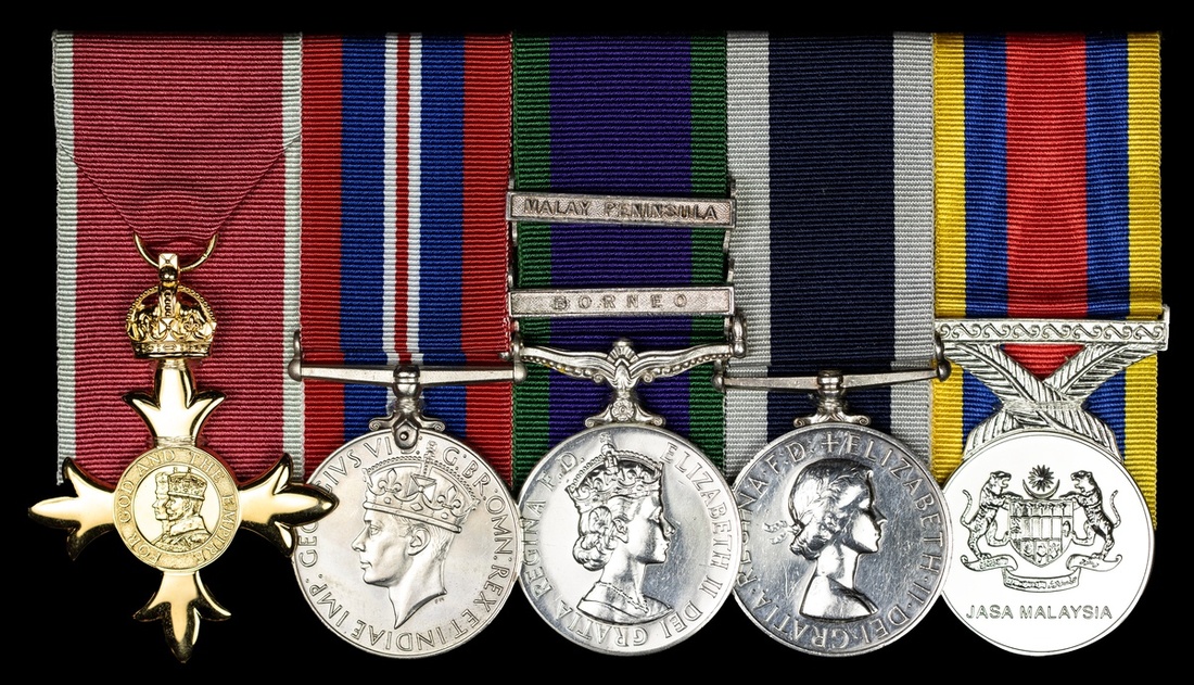 A post-war Civil O.B.E. group of five awarded to Lieutenant-Commander G ...