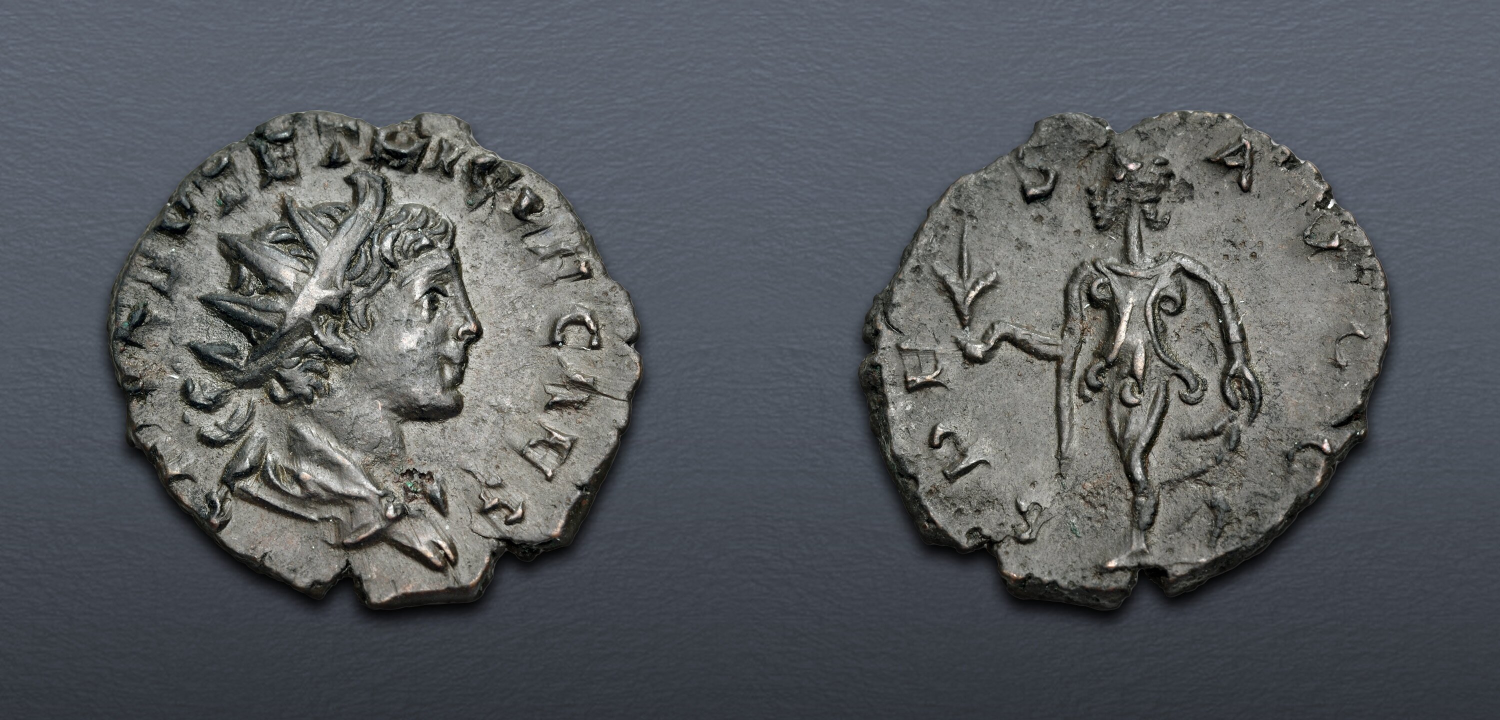 Tetricus II. Romano-Gallic Emperor, AD 273-274. Antoninianus (19.5mm, 2 ...