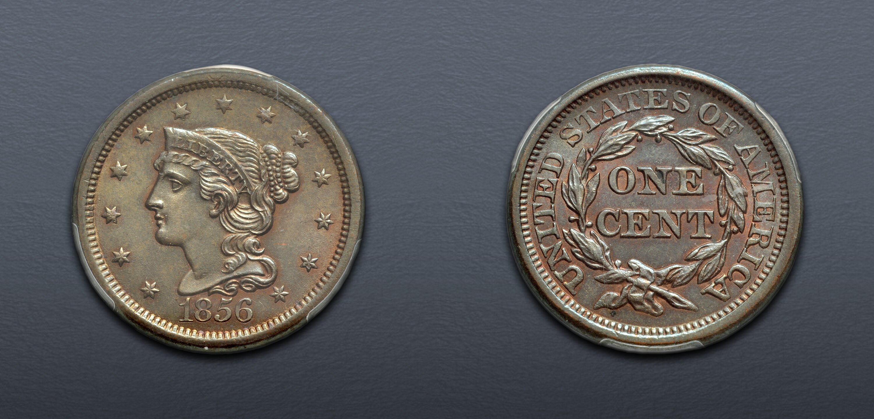 1856 Large Cent. Slanted 5. PCGS MS64BN. 81822296. | Classical ...