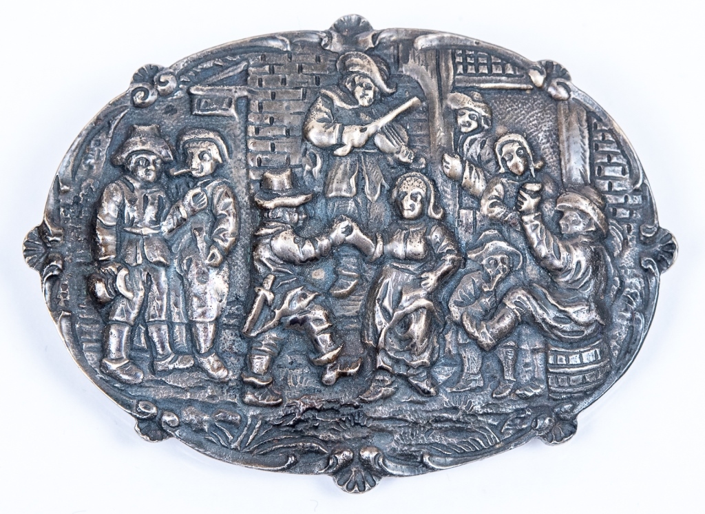 Antique Zilpla Dancing Folk Pin Brooch | Barnebys