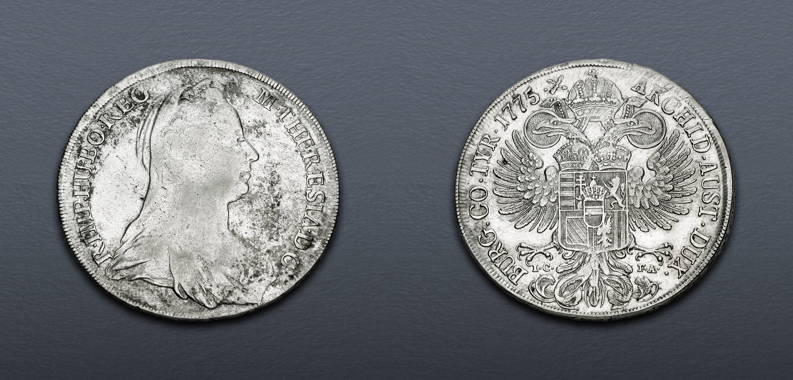 AUSTRIA, Holy Roman Empire. Maria Theresia. Empress, 1740-1780. AR ...