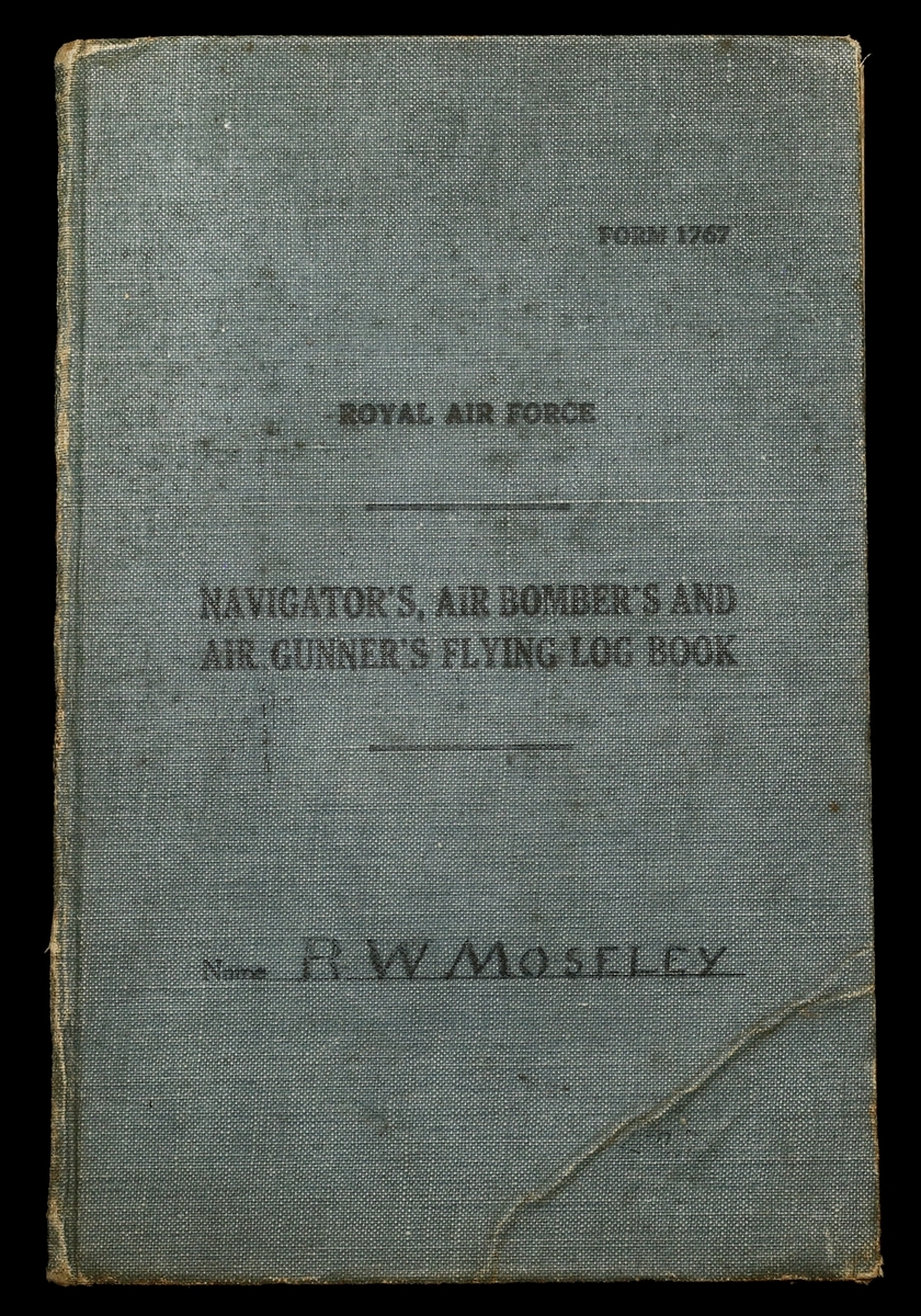 The Royal Air Force Flying Log Book to Flight Sergeant R. W. Moseley, 9 ...