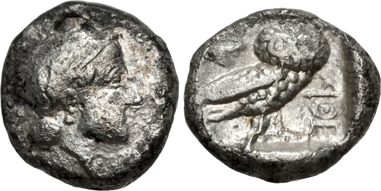 BAKTRIA, Local issues. Circa 295/3-285/3 BC. AR Hemidrachm (11mm, 1.62 ...