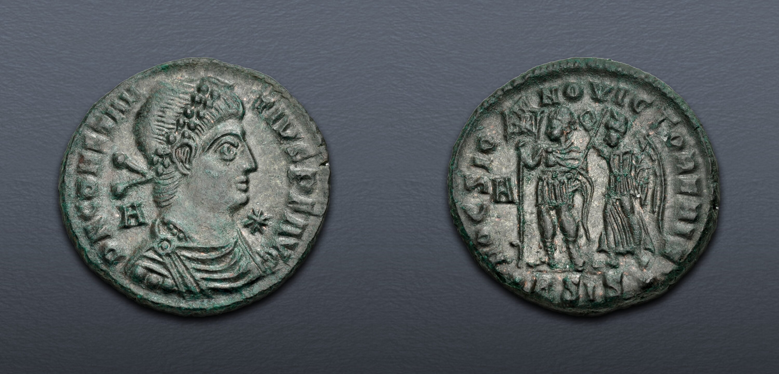 Constantius II. AD 337-361. Æ (21.5mm, 5.55 g, 6h). Siscia mint, 2nd ...