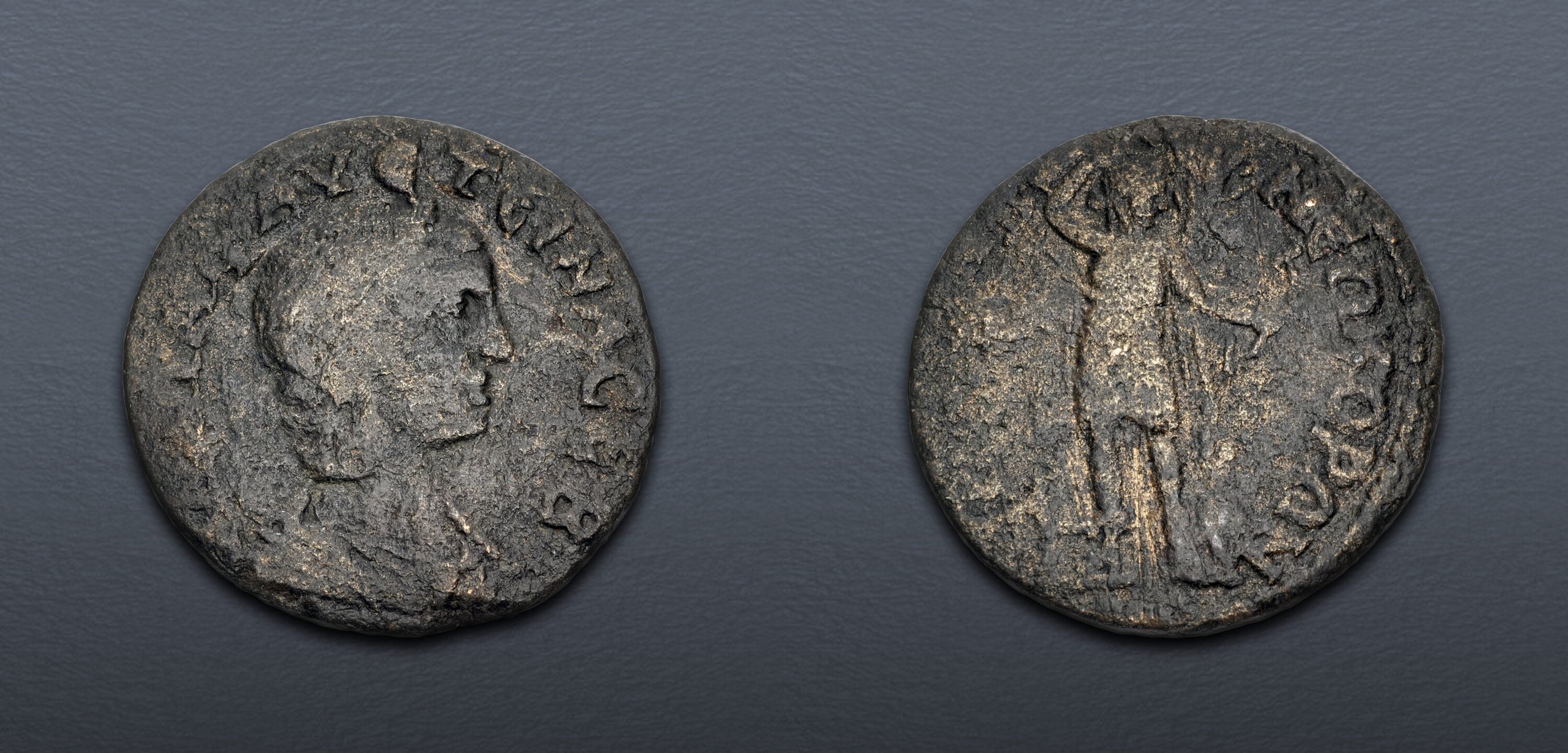 IONIA, Ephesus. Annia Faustina. Augusta, AD 221. Æ Tetrassarion (28mm ...