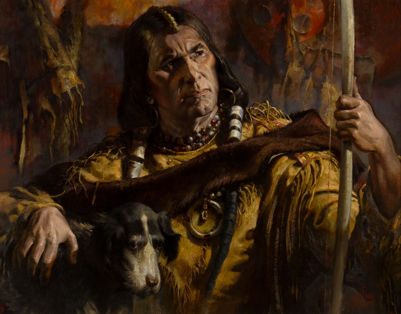 William Ahrendt (1933- ), The Counselor | Jackson Hole Art Auction LLC