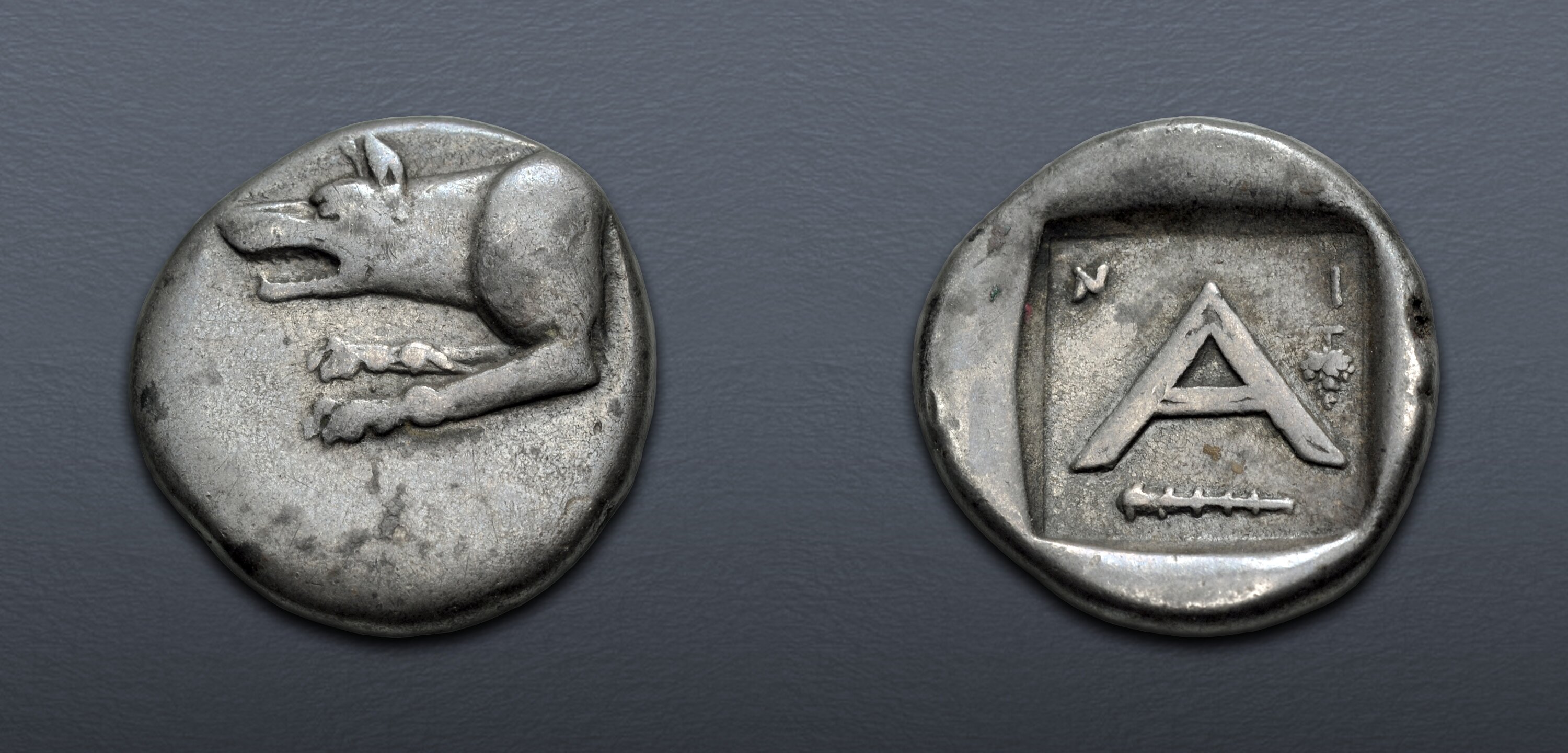 ARGOLIS, Argos. Circa 330-270 BC. AR Triobol – Hemidrachm (14.5mm, 2.59 ...
