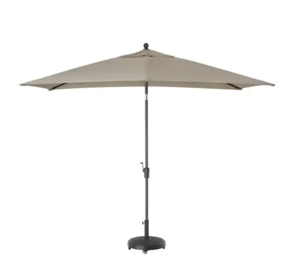 Hampton Bay Aluminum Market Tilt Patio Umbrella Vanzant Auctions
