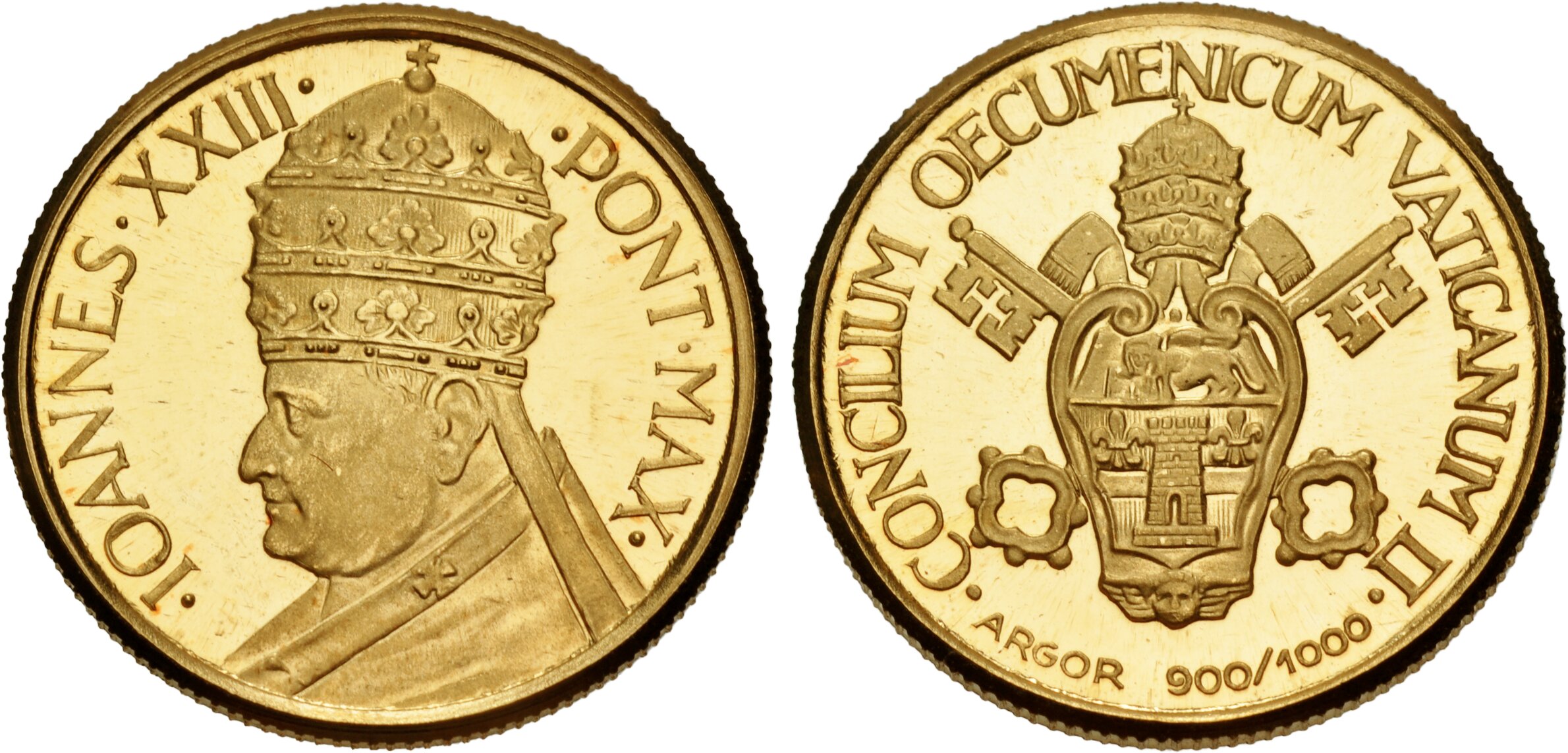 ITALY, Papal (Vatican City). John XXIII. 1958-1963. Set of three (3) AV Medals. Second ...