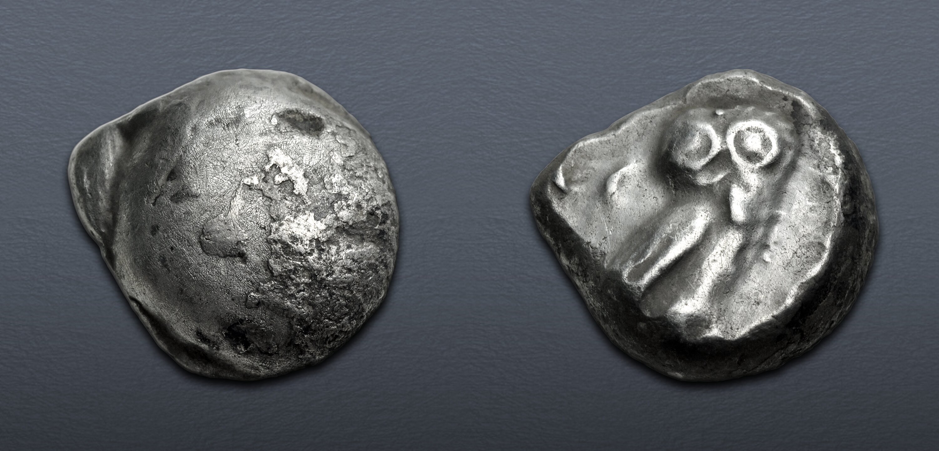 EDOM (IDUMAEA). 4th century BC. AR Quarter Shekel – Drachm (12.5mm, 4. ...