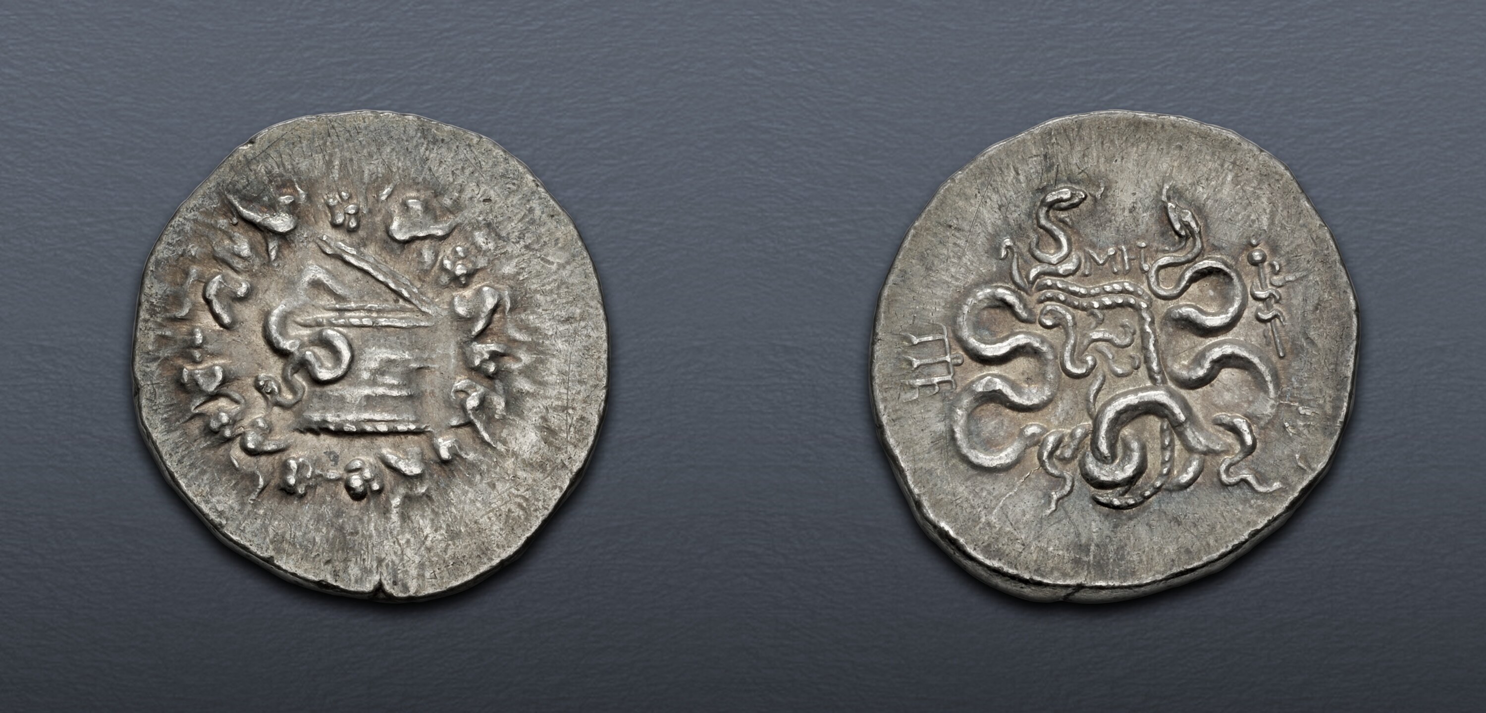 MYSIA, Pergamon. Circa 166-67 BC. AR Tetradrachm (26.5mm, 12.50 g, 12h ...