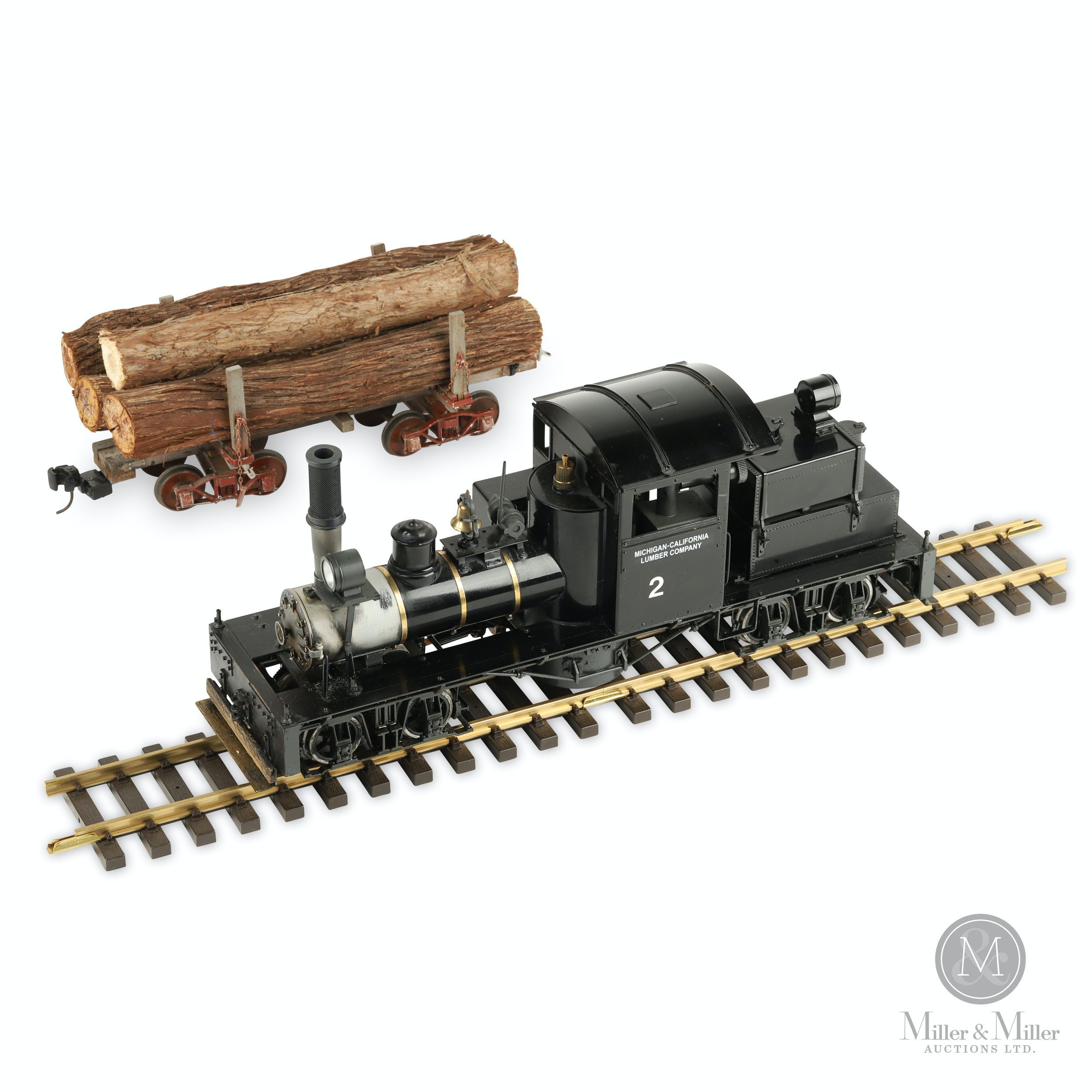 Accucraft Live Steam Shay Model Train | Barnebys