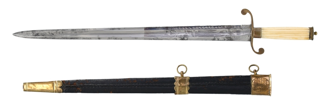 A Royal Navy Midshipman's Dirk, of early 19th Century manufacture ...