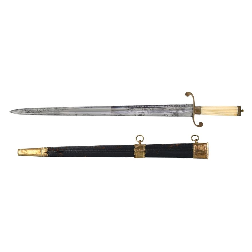 A Royal Navy Midshipman's Dirk, of early 19th Century manufacture ...