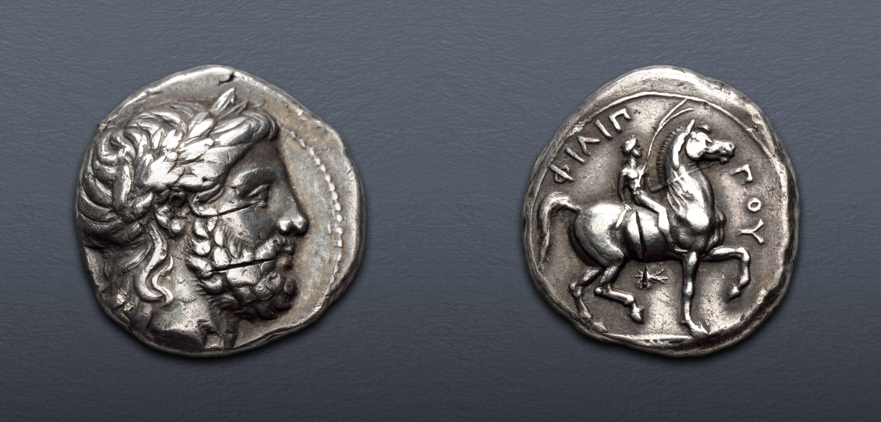 KINGS of MACEDON. Philip II. 359-336 BC. AR Tetradrachm (23mm, 14.47 g ...