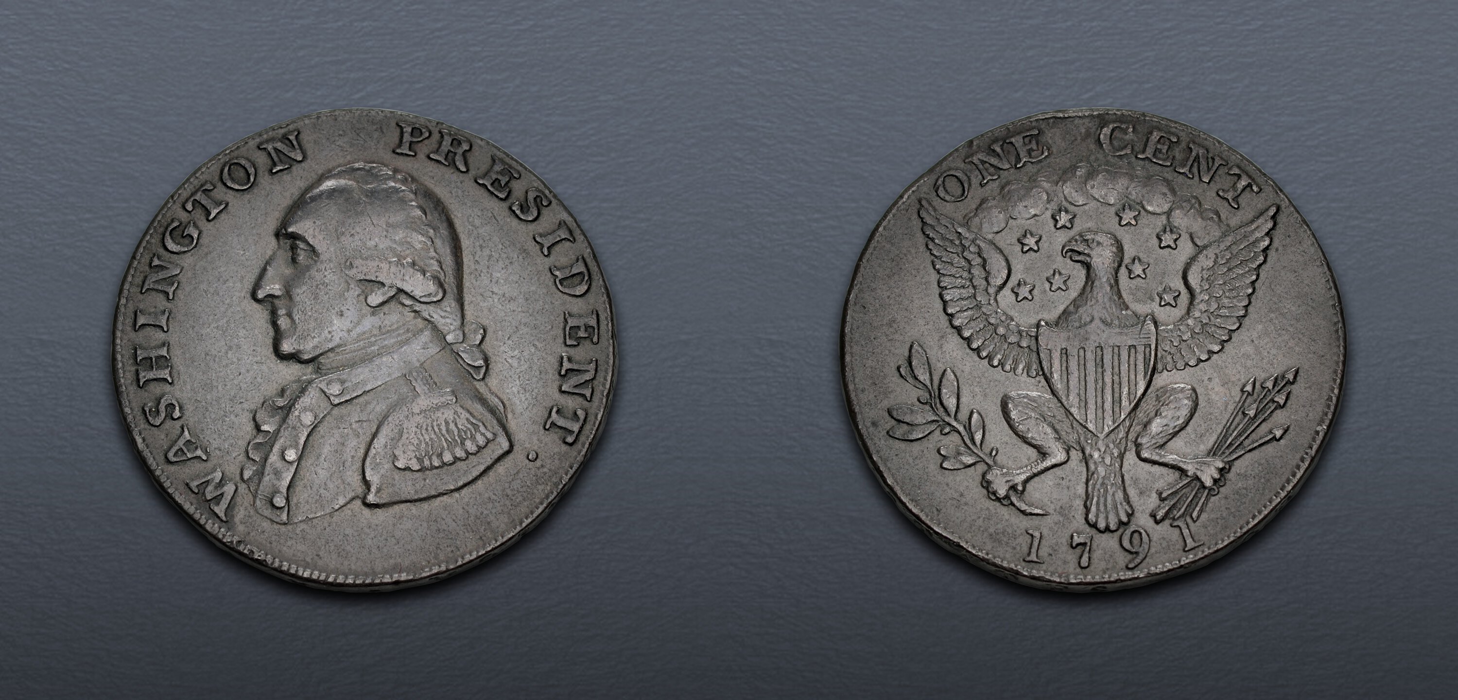 Hancock’s Small Eagle Cent. CU Cent Token (30mm, 11.98 g, 6h). By John ...