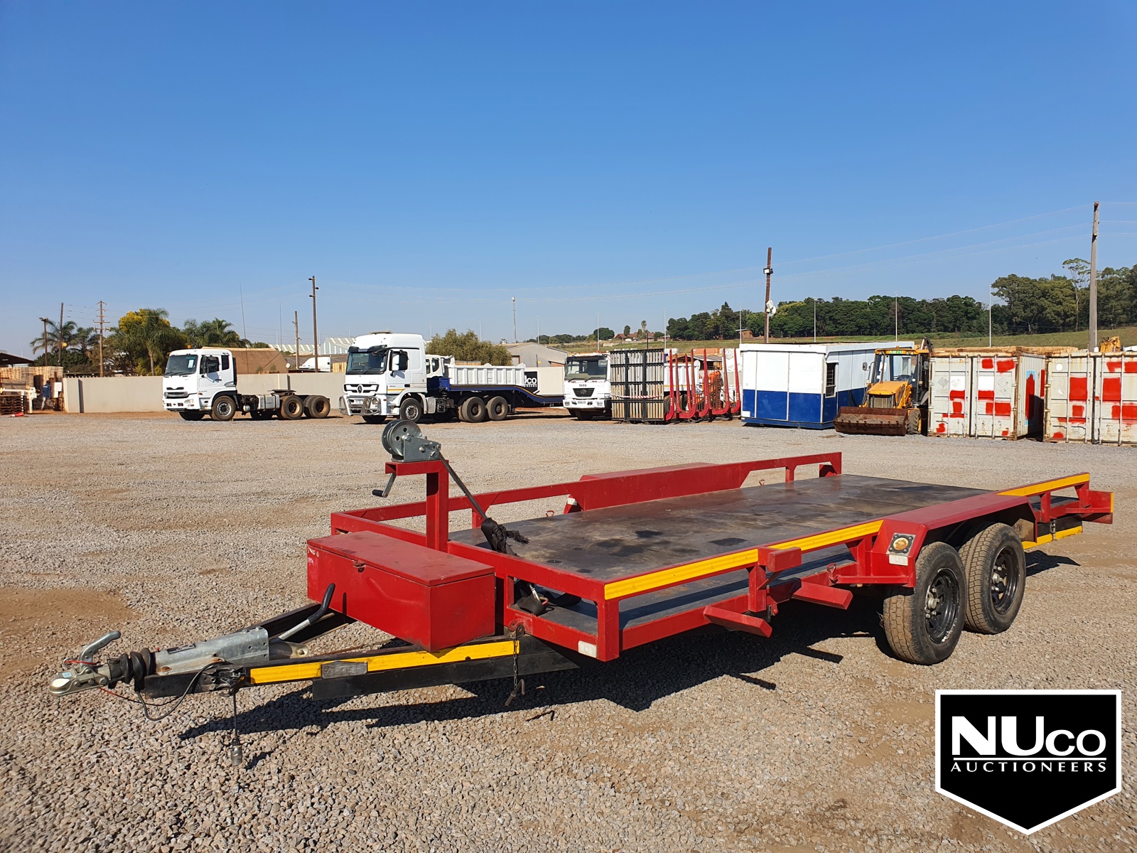 2021 BRAKED DOUBLE AXLE BREAKNECK CAR TRAILER WITH WINCH - NO VAT ...