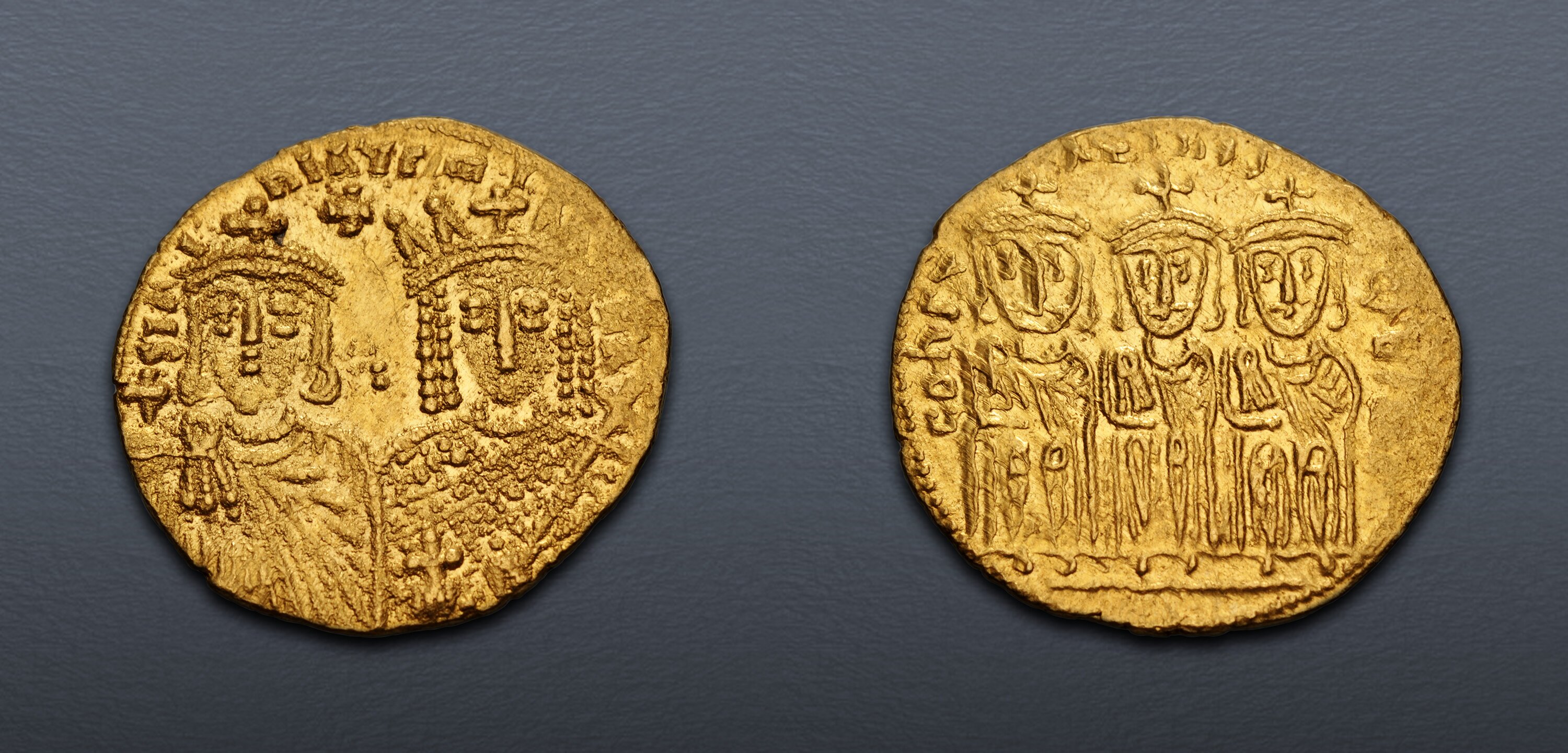 Constantine VI & Irene, with Leo III, Constantine V, and Leo IV. 780 ...