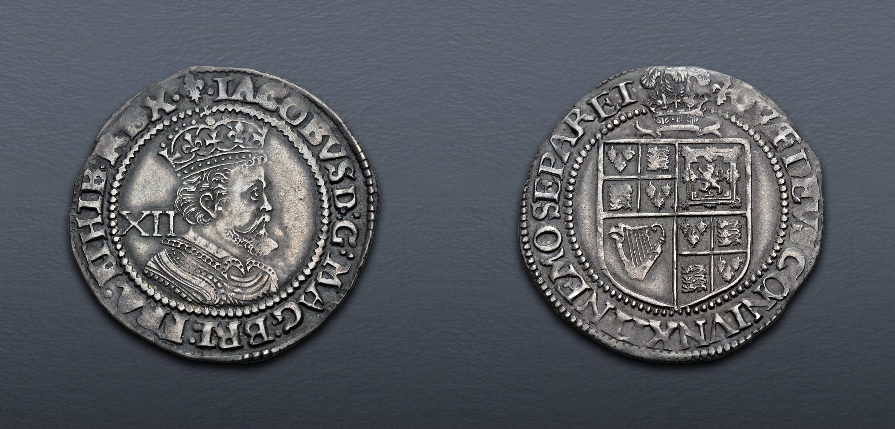 STUART. James I. 1603-1625. AR Shilling (32mm, 6.03 g, 10h). Third ...