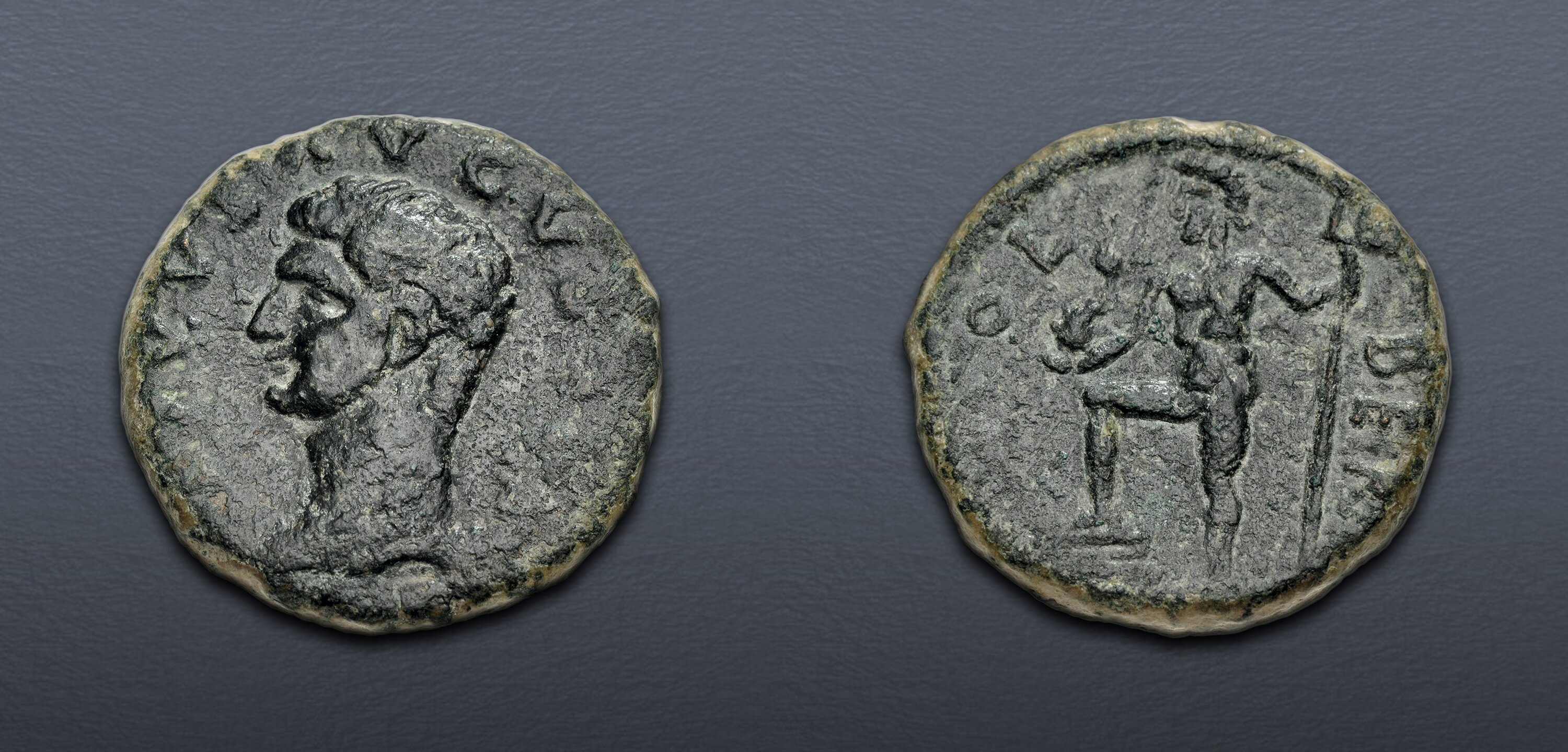 PHOENICIA, Berytus. Divus Augustus. Died AD 14. Æ (24mm, 12.75 g, 1h ...