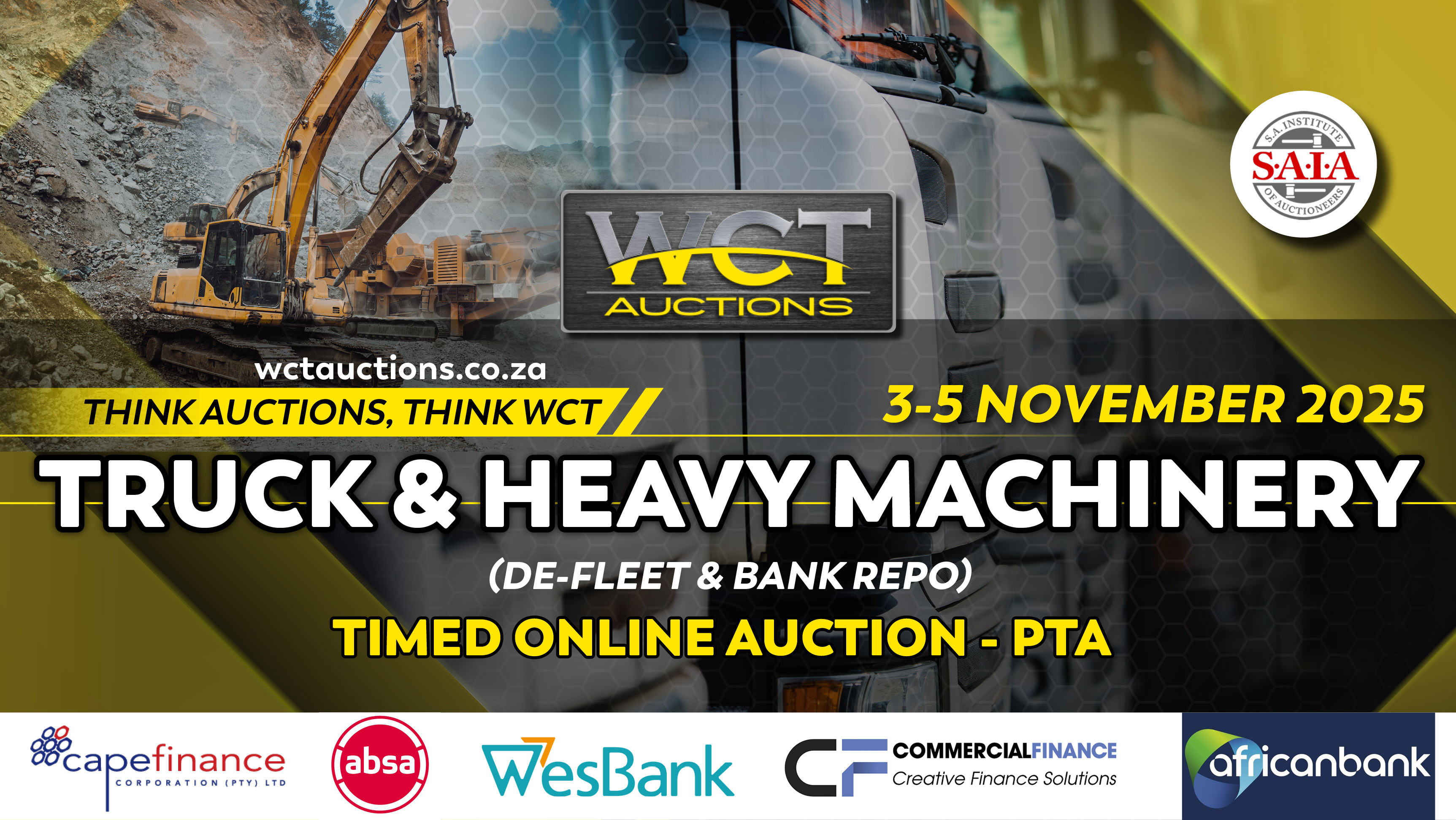 TRUCK & HEAVY MACHINERY (DE-FLEET & BANK REPO) TIMED ONLINE AUCTION: 03 ...