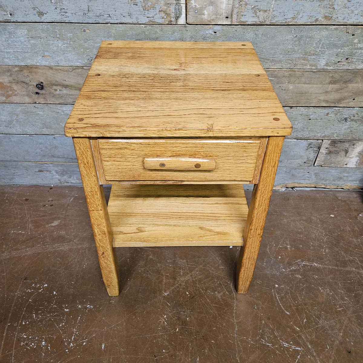 Ranch oak side table store