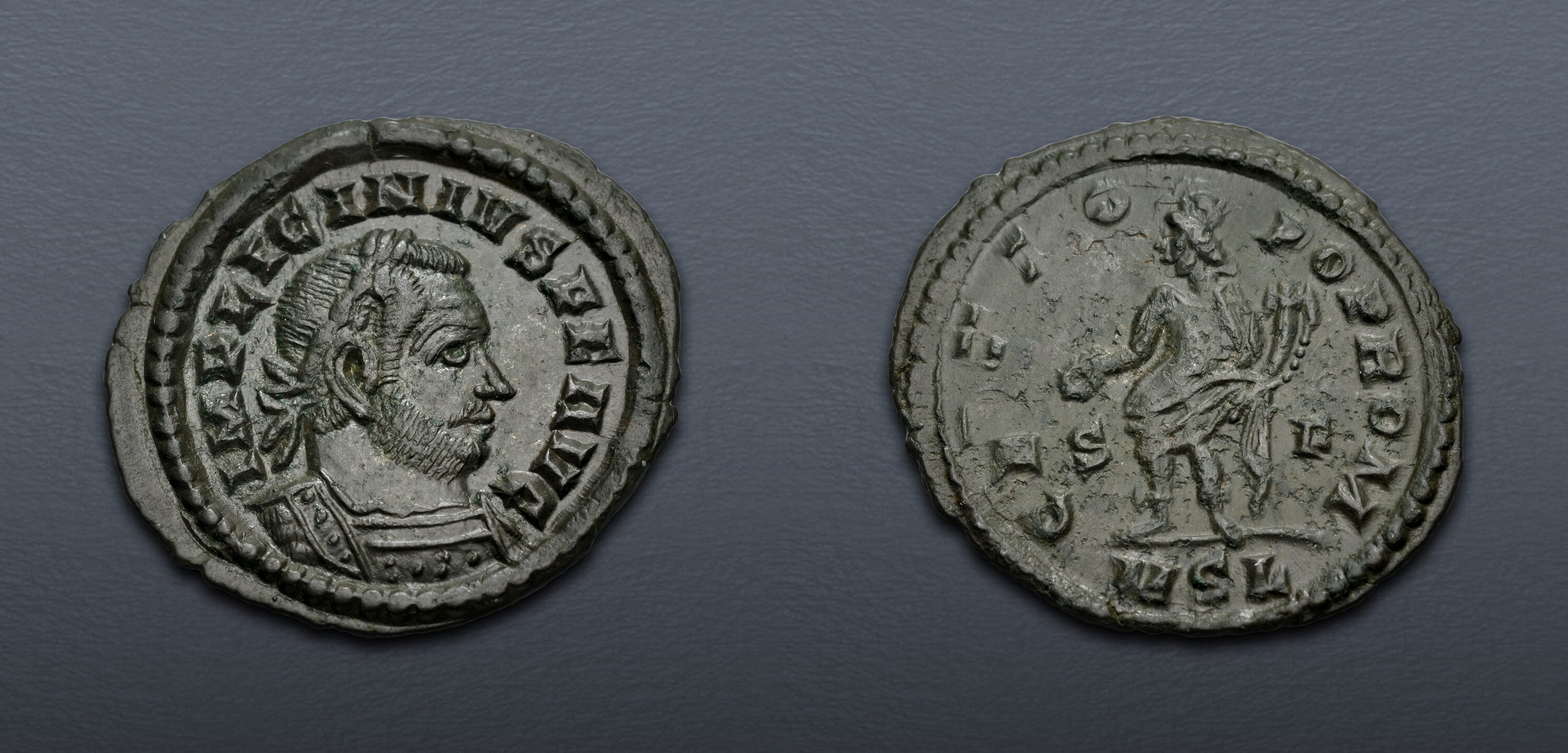 Licinius I. AD 308-324. Æ Follis (21mm, 3.64 g, 6h). Londinium (London) mint. Struck circa AD ...