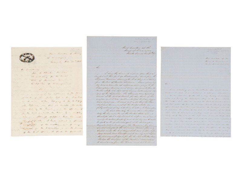 [FILIBUSTERS]. PAULDING, Rear Admiral Hiram (1797-1878) and WALKER ...