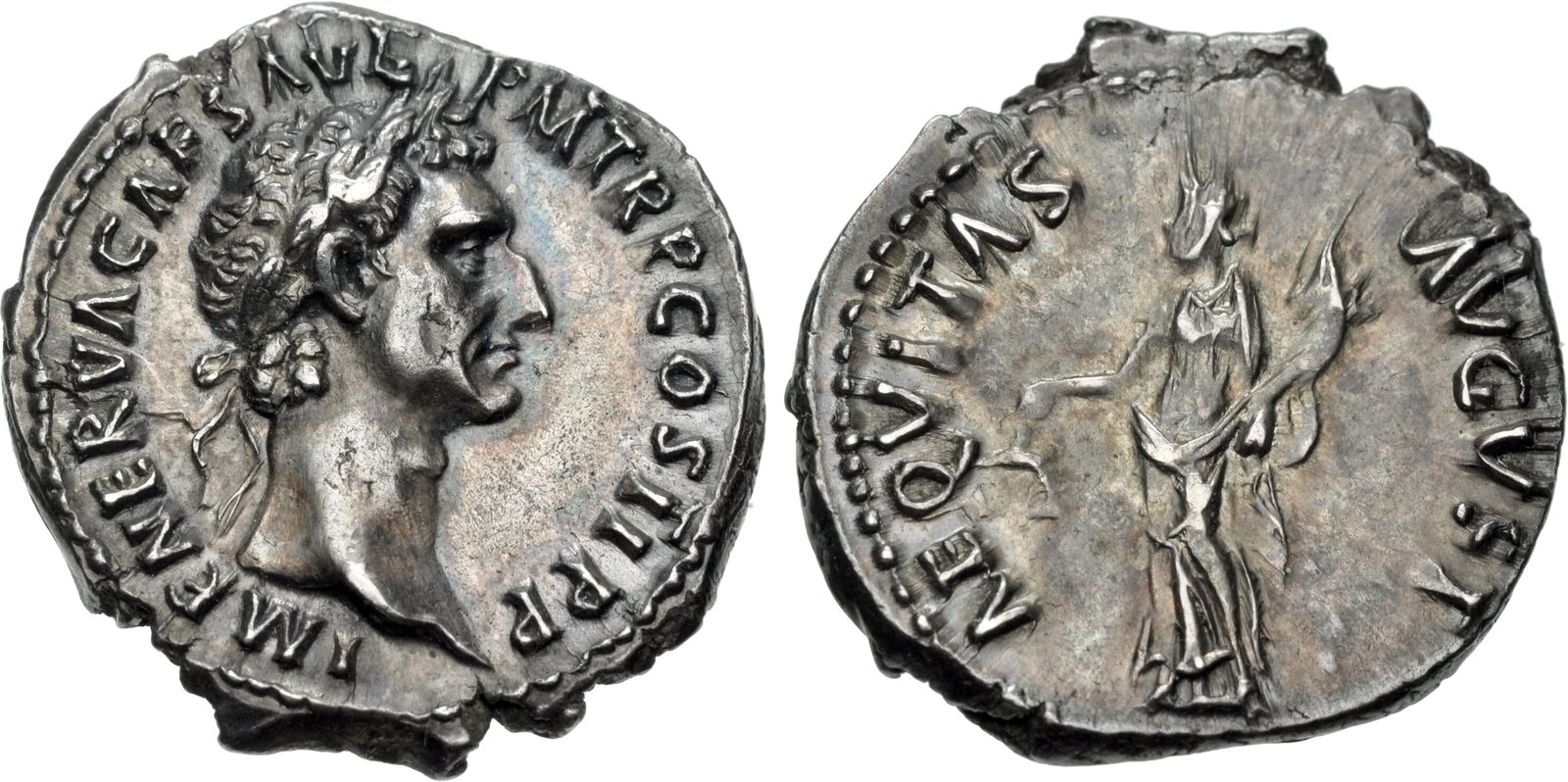Nerva. AD 96-98. AR Denarius (18.5mm, 3.67 g, 6h). Rome mint. Struck AD ...