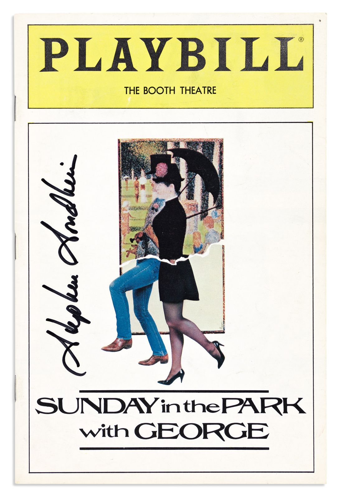 SONDHEIM, STEPHEN. Two programs for his plays, each Signed or Signed ...