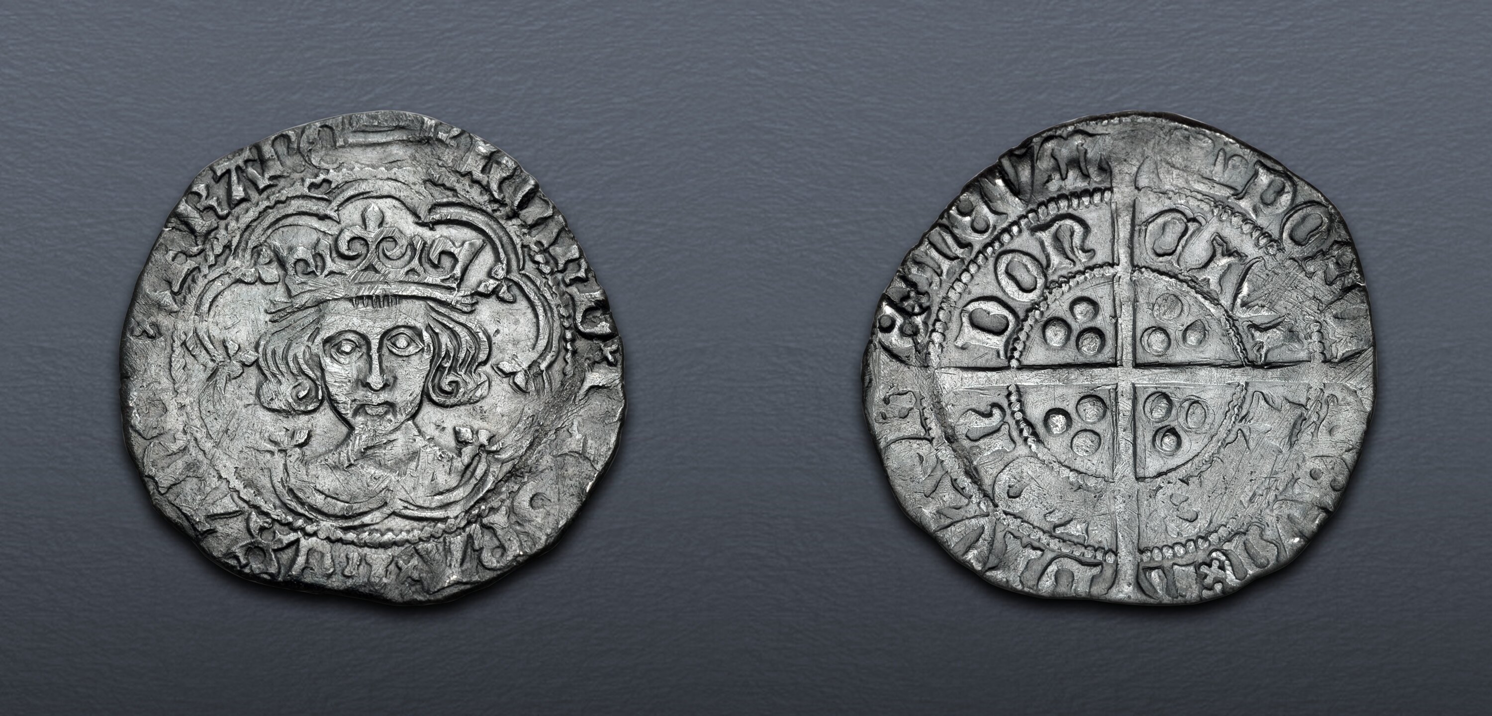 YORK (Restored). Richard III. 1483-1485. AR Groat (26mm, 2.96 g, 12h ...