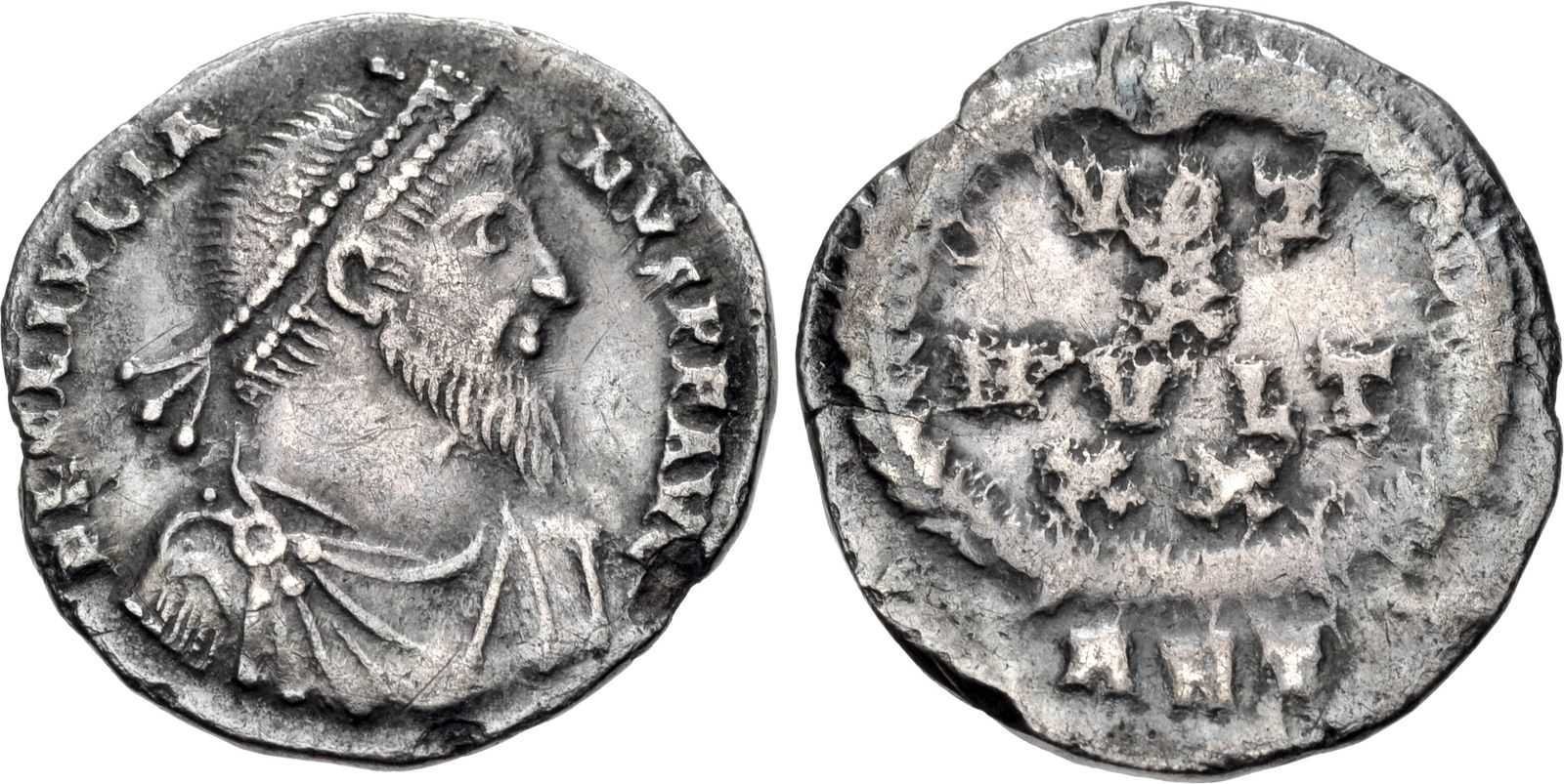 Julian II. AD 360-363. AR Siliqua (16mm, 1.93 g, 5h). Antioch mint ...