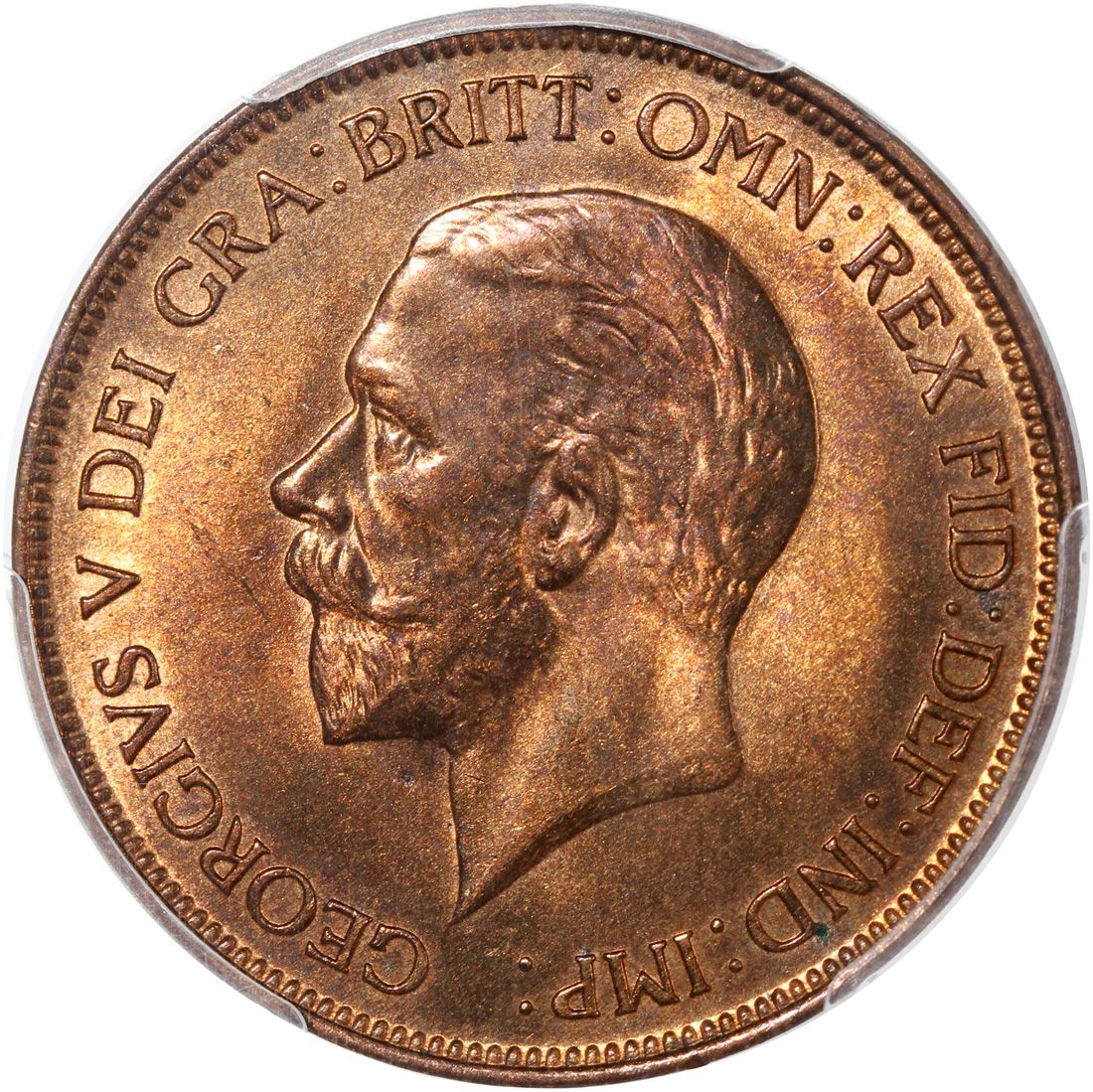 Great Britain, [PCGS MS64+RB] 1 penny, 1930, George V, (S-4055), | Spink