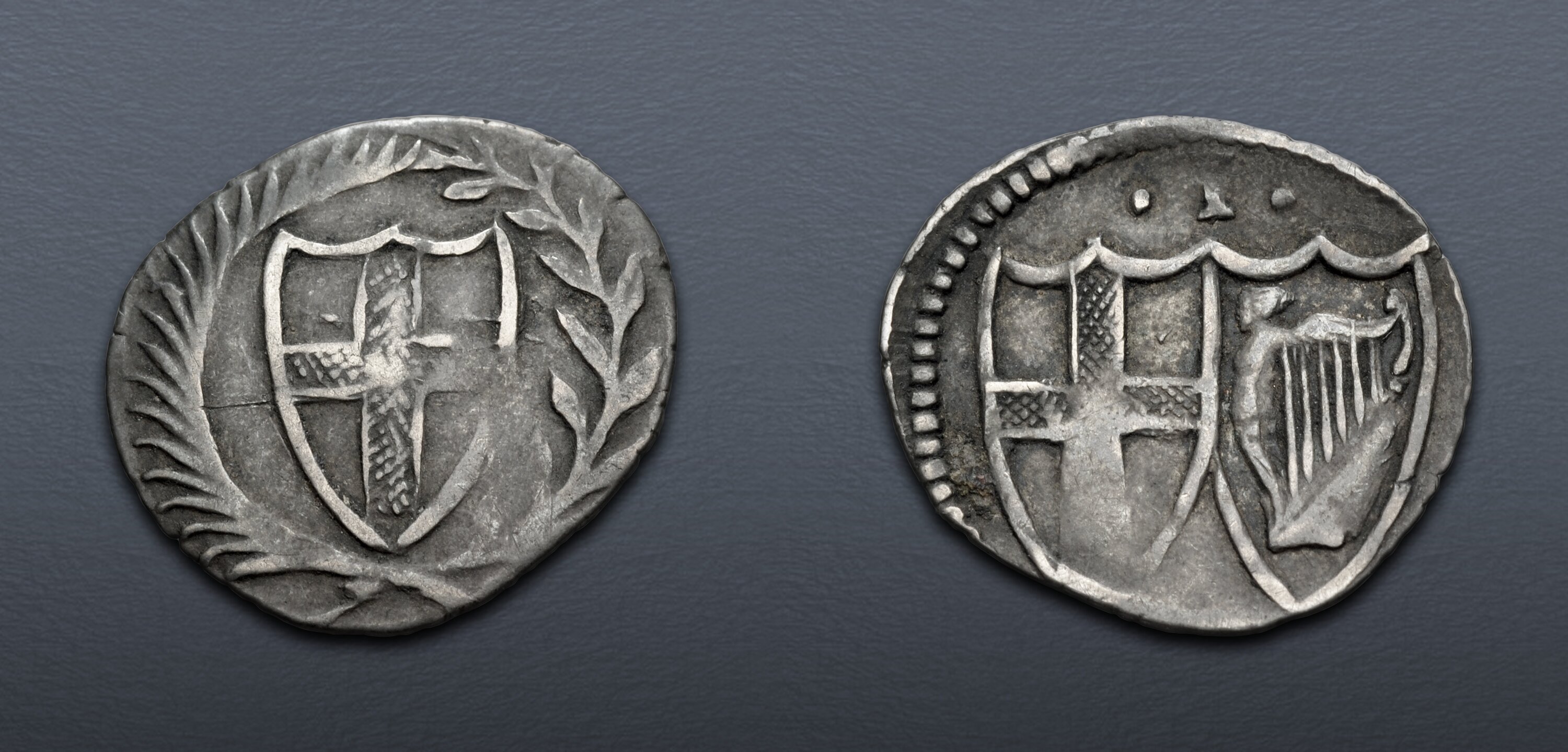 COMMONWEALTH. 1649-1660. AR Penny (14mm, 0.50 g, 2h). Tower (London ...