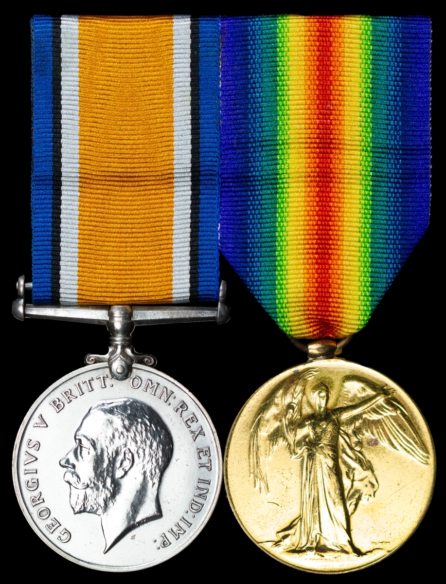 Pair: Officers Steward 1st Class E.W. Coe, Royal Australian Navy British War and Victory Medal ...