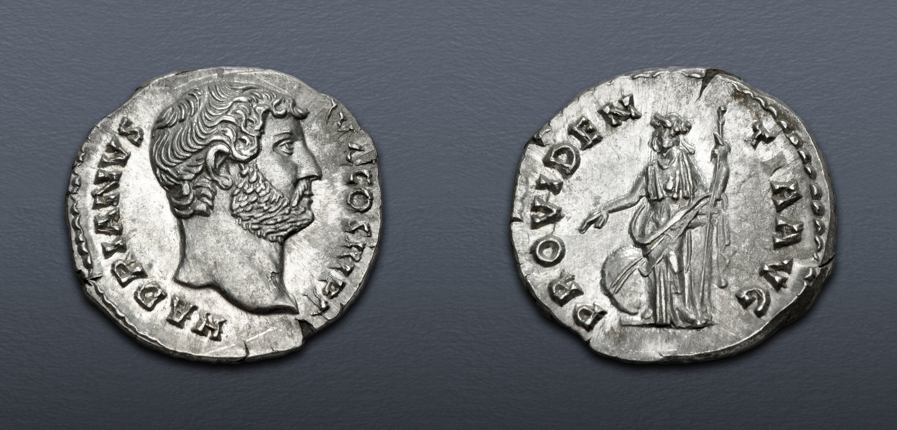 Hadrian. AD 117-138. AR Denarius (18mm, 3.40 g, 6h). Rome mint. Struck ...