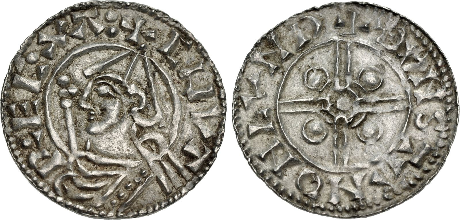 ANGLO-SAXON, Kings of All England. Cnut. 1016-1035. AR Penny (19mm, 0. ...