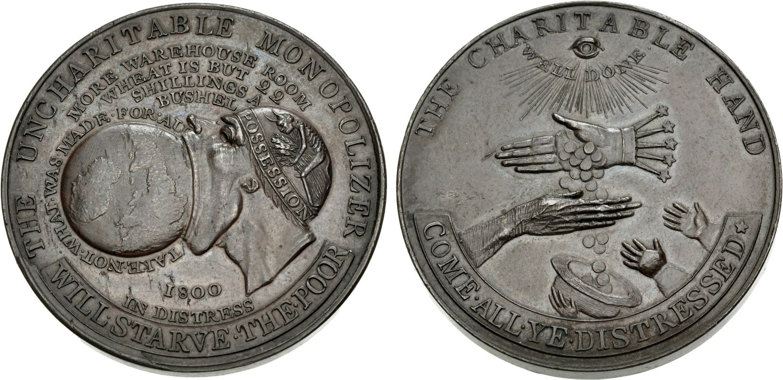 CONDER TOKENS, Middlesex. Political & Social Series. CU Penny Token ...