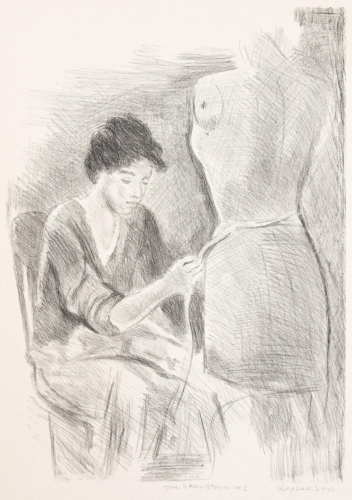 RAPHAEL SOYER (1899-1987) Group of 4 prints | Swann Galleries App
