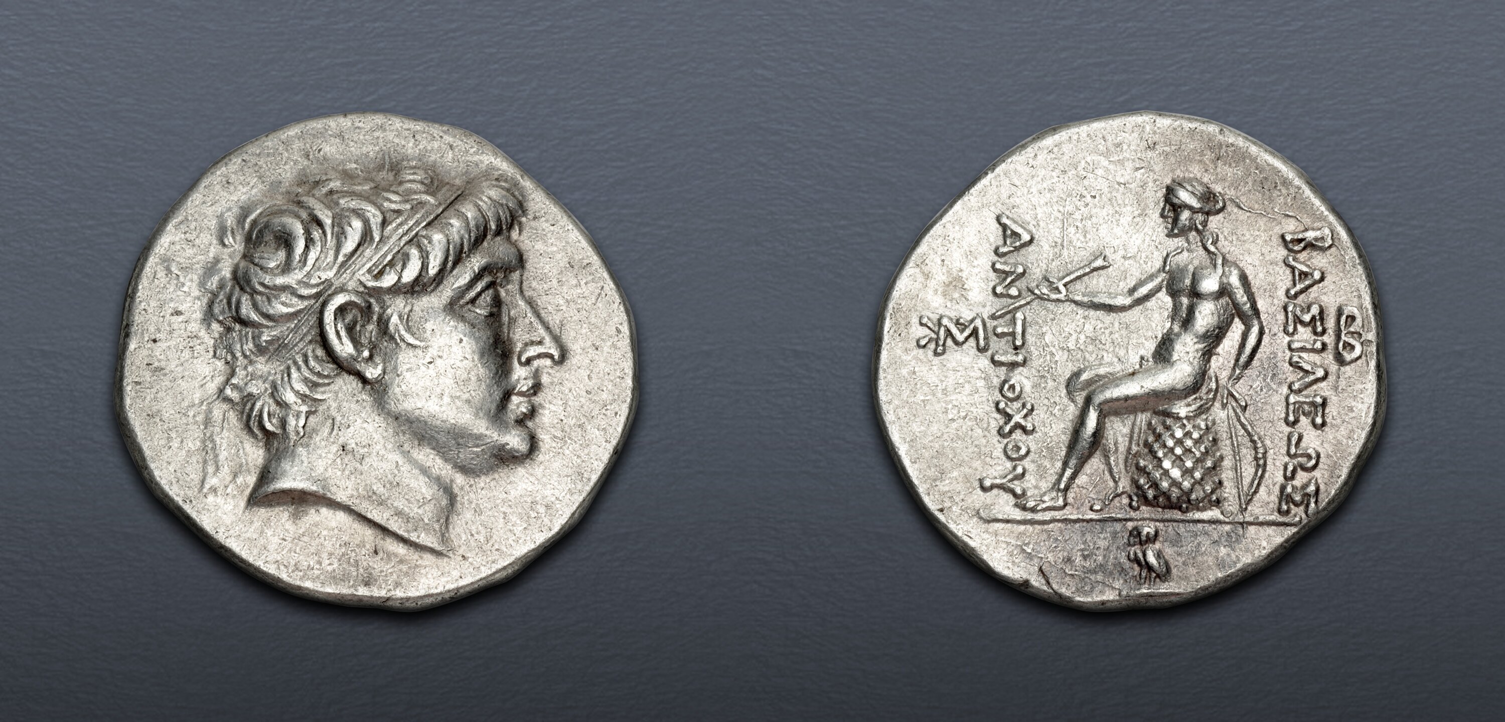 SELEUKID EMPIRE. Antiochos Hierax. Circa 242-227 BC. AR Tetradrachm (30 ...