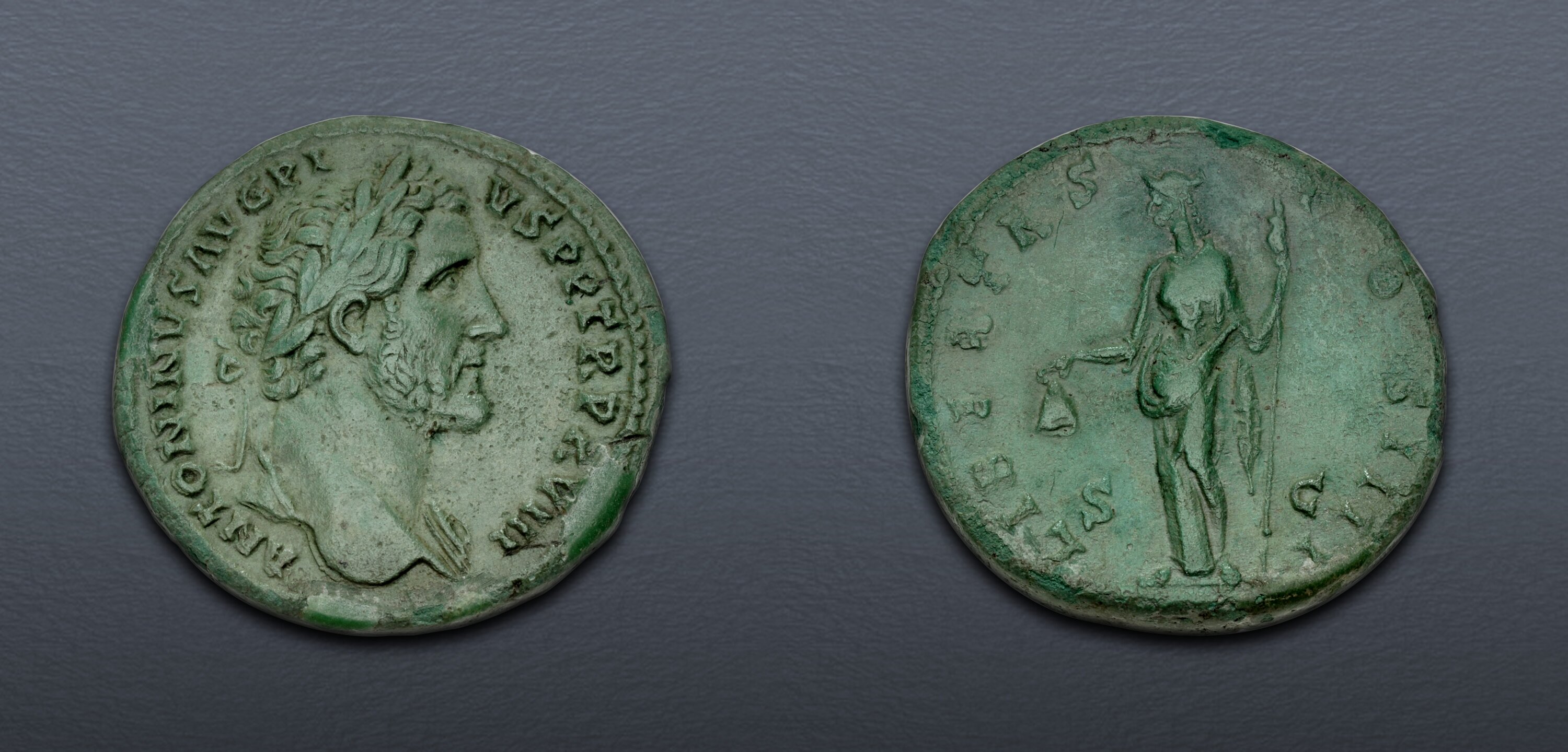 Antoninus Pius. AD 138-161. Æ Sestertius (33mm, 23.54 g, 6h). Rome mint ...