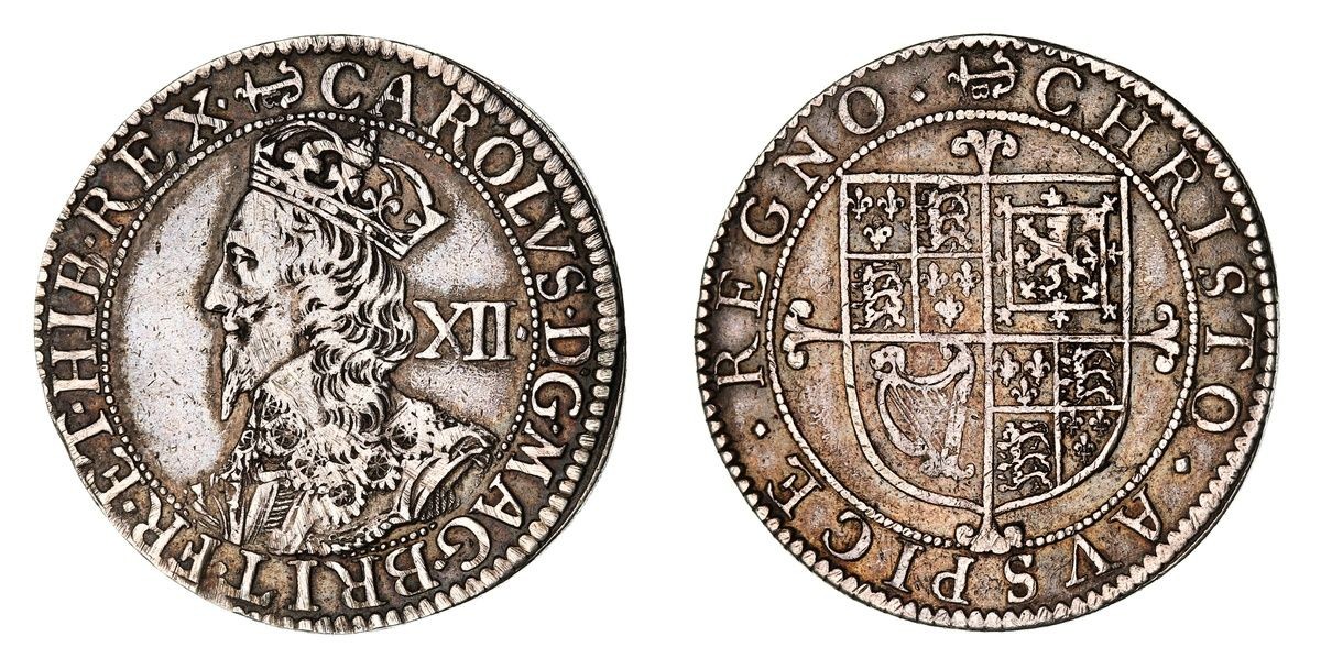 Charles I (1625-1649), Briot's Second Milled Issue, Shilling, 1639 ...