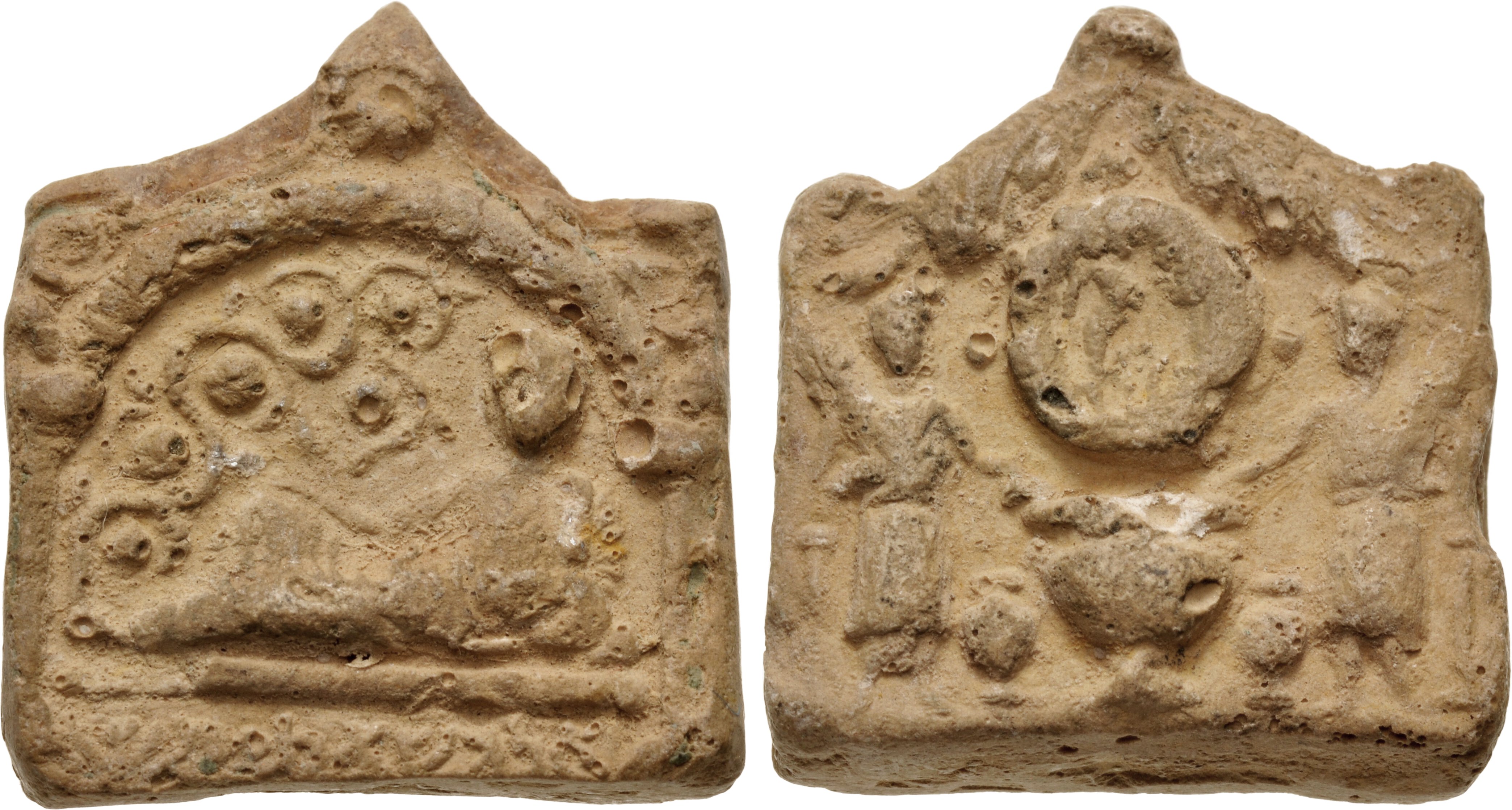 Religious Banqueting Token/Tessera. Palmyrene, 1st-3rd centuries AD ...