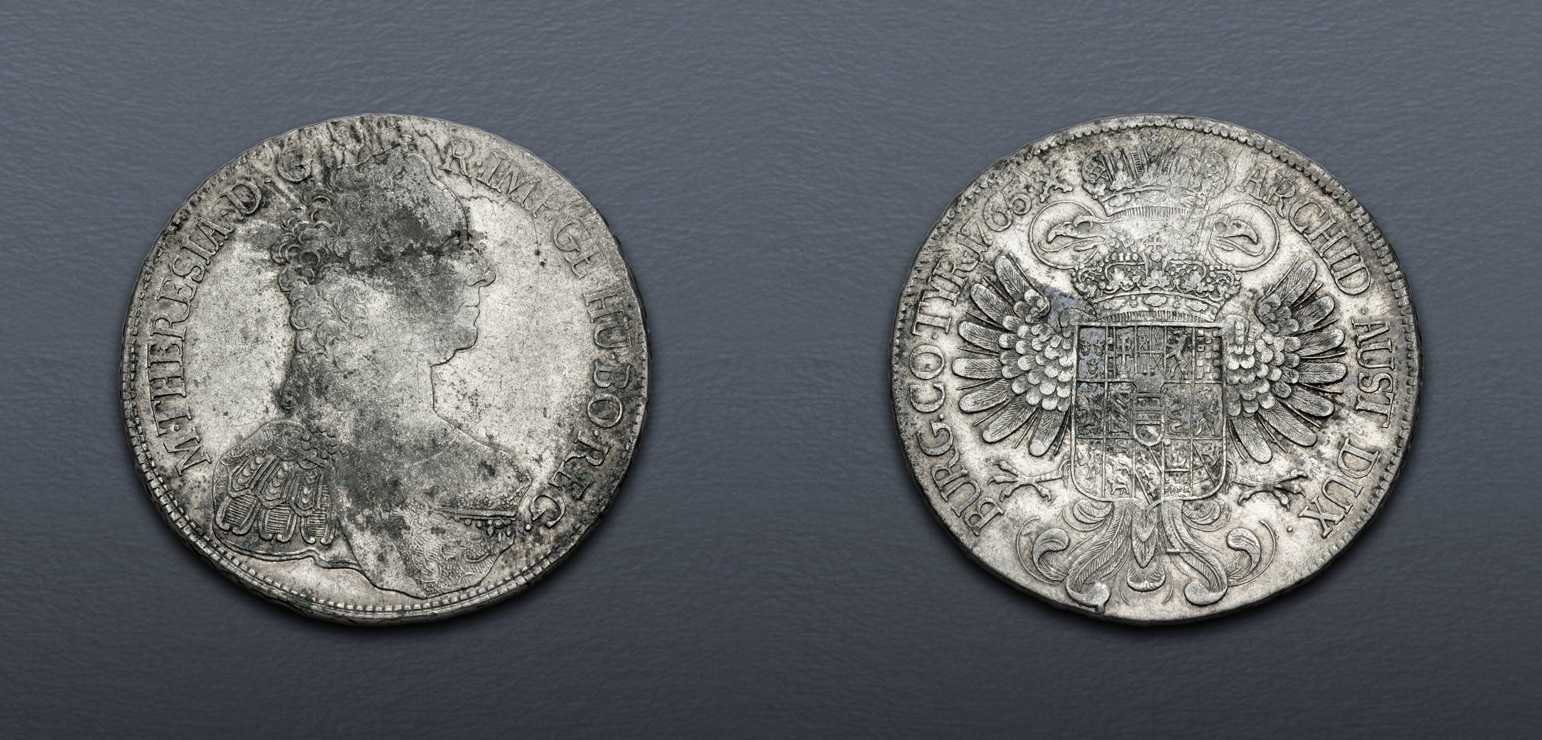 AUSTRIA, Holy Roman Empire. Maria Theresia. Empress, 1740-1780. AR ...