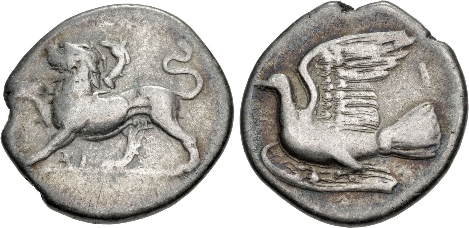 SIKYONIA, Sikyon. Circa 330/20-280 BC. AR Triobol – Hemidrachm (17mm, 2 ...