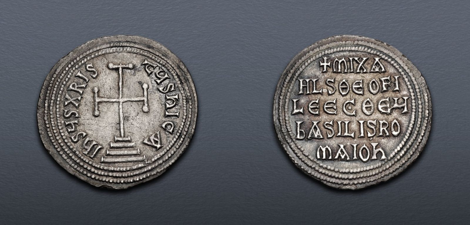 Michael II the Amorian, with Theophilus. 820-829. AR Miliaresion (23 ...