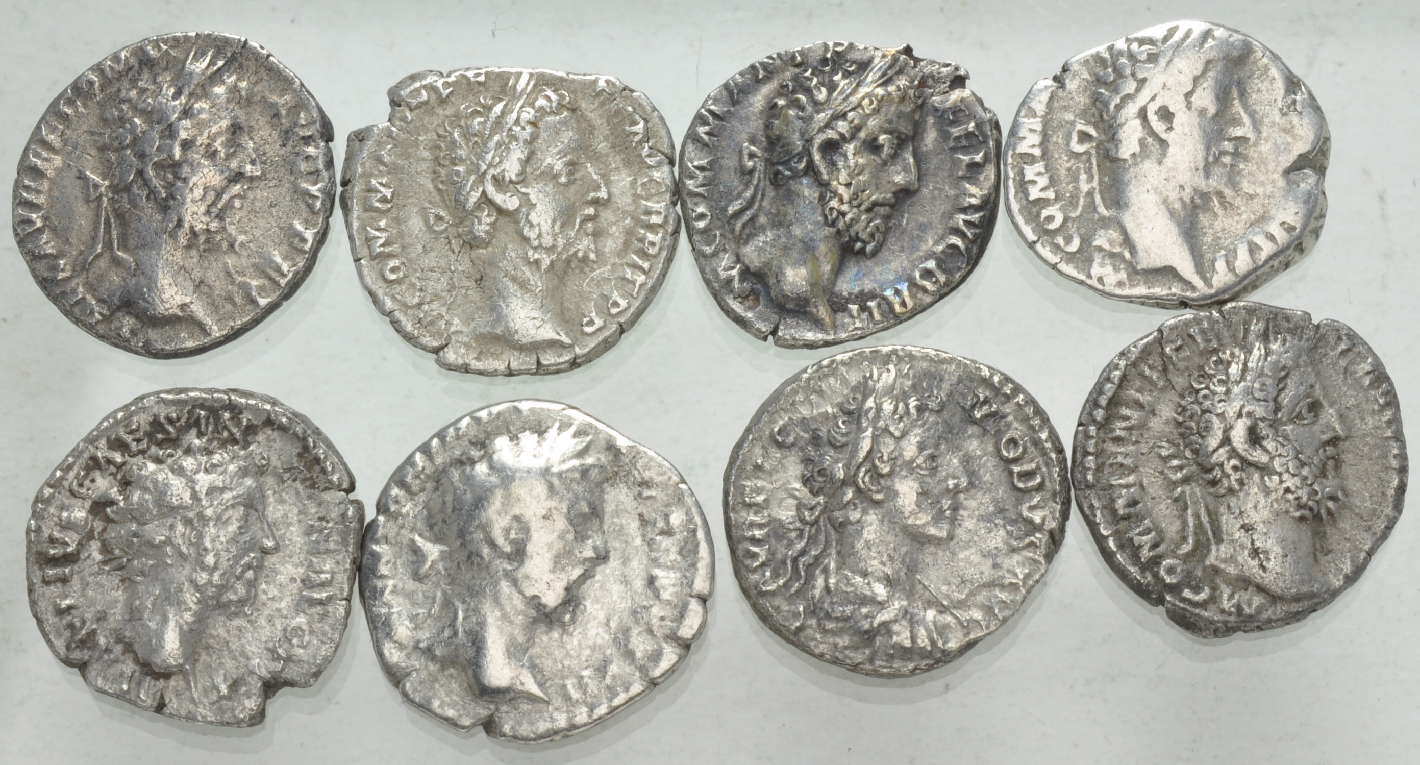 ROMAN. Imperial. Lot of eight (8) AR Denarii. | Classical Numismatic Group