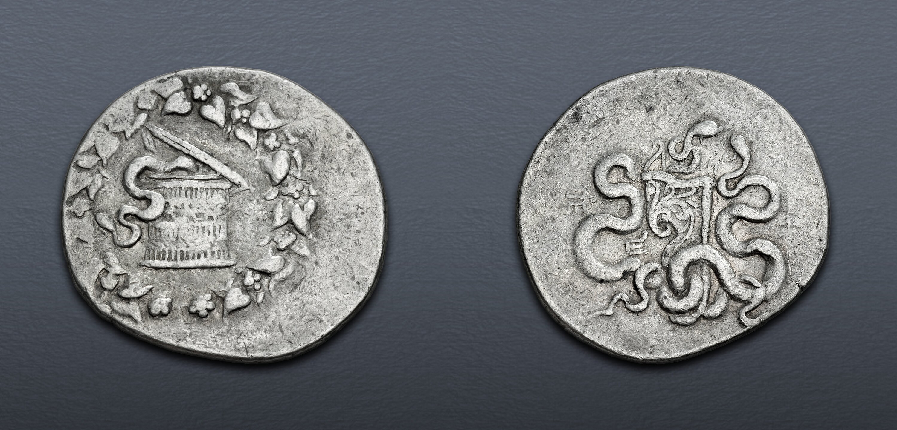 MYSIA, Pergamon. Circa 166-67 BC. AR Tetradrachm (31.5mm, 12.57 g, 12h ...