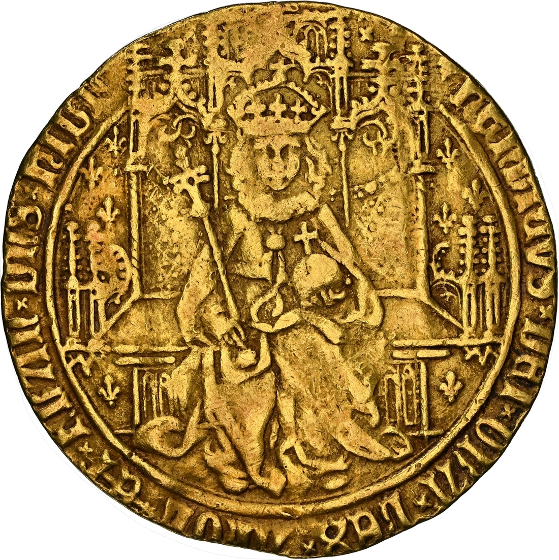 NGC VF25 | Henry VII (1485-1509), Sovereign, Type IV, c. 1502-1504 ...