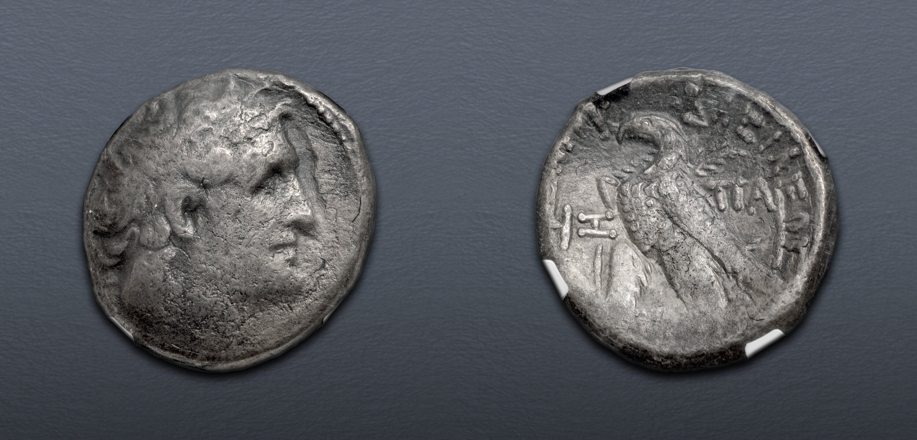 PTOLEMAIC KINGS of EGYPT. Kleopatra VII Thea Neotera. 51-30 BC. AR ...